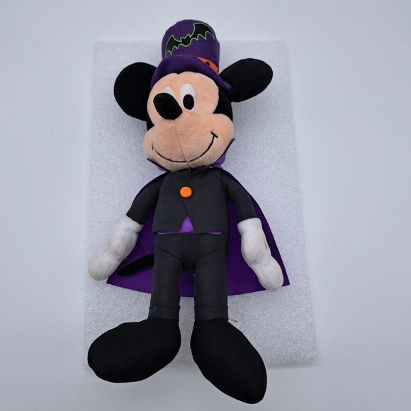 Disney | Toys | Disney Mickey Mouse Halloween Plush Purple Bats Cape ...